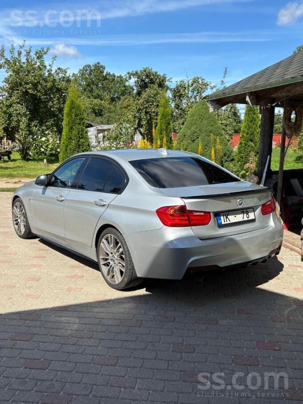 Grey BMW 320 2013 in Valmiera, with an engine capacity of 2.00 L and mileage of 316 thousand km for 12200 €, photo 3 on AUTOMOTO.COM.LV