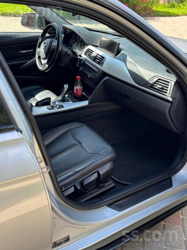 Grey BMW 320 2013 in Valmiera, with an engine capacity of 2.00 L and mileage of 316 thousand km for 12200 €, photo 6 on AUTOMOTO.COM.LV