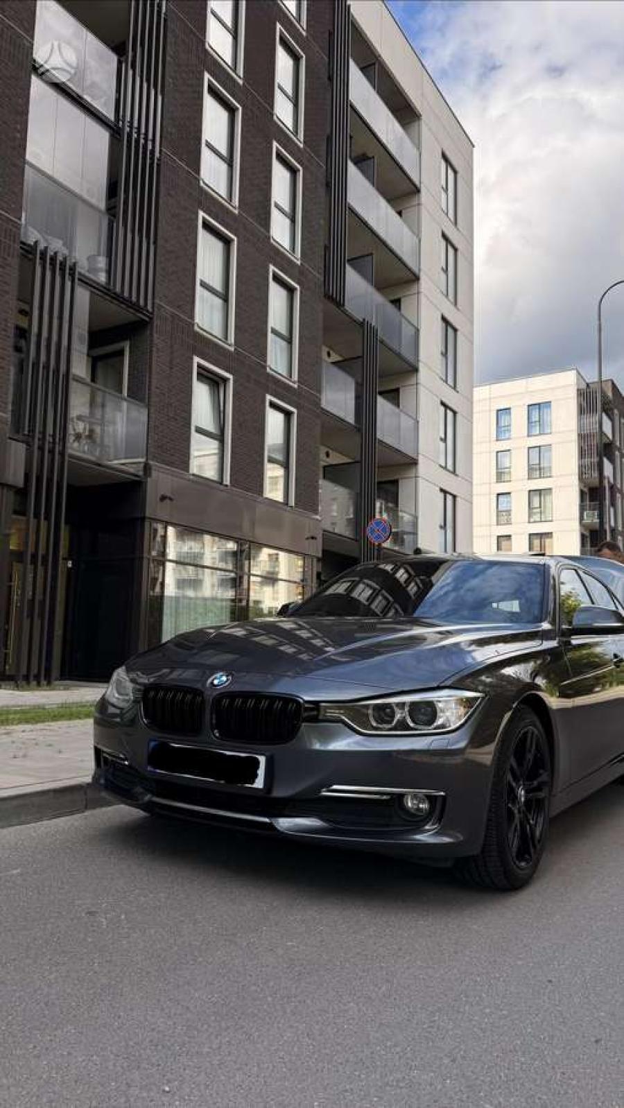 Grey BMW 320 2013 in Vilnius, with an engine capacity of 2.00 L and mileage of 328 thousand km for 9800 €, photo 4 on AUTOMOTO.COM.LV