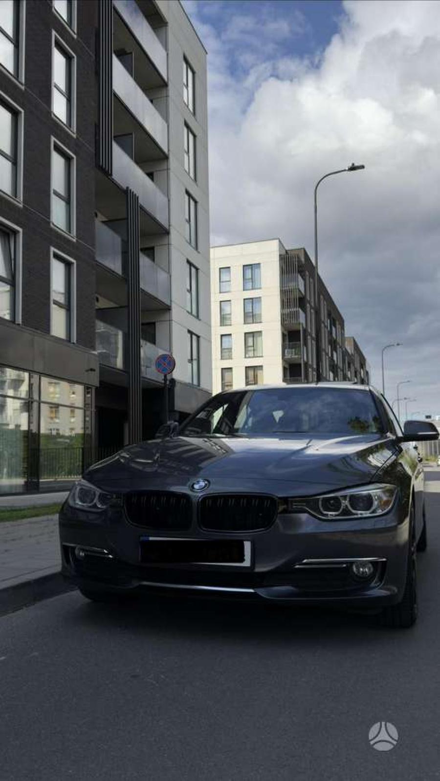 Grey BMW 320 2013 in Vilnius, with an engine capacity of 2.00 L and mileage of 328 thousand km for 9800 €, photo 6 on AUTOMOTO.COM.LV