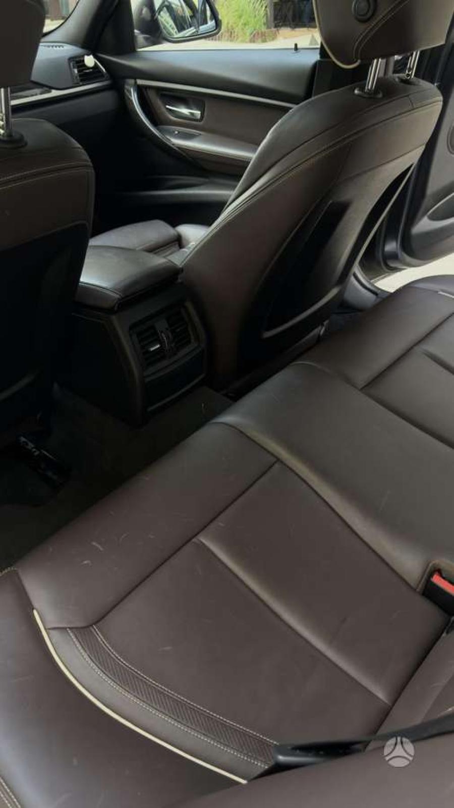 Grey BMW 320 2013 in Vilnius, with an engine capacity of 2.00 L and mileage of 328 thousand km for 9800 €, photo 18 on AUTOMOTO.COM.LV