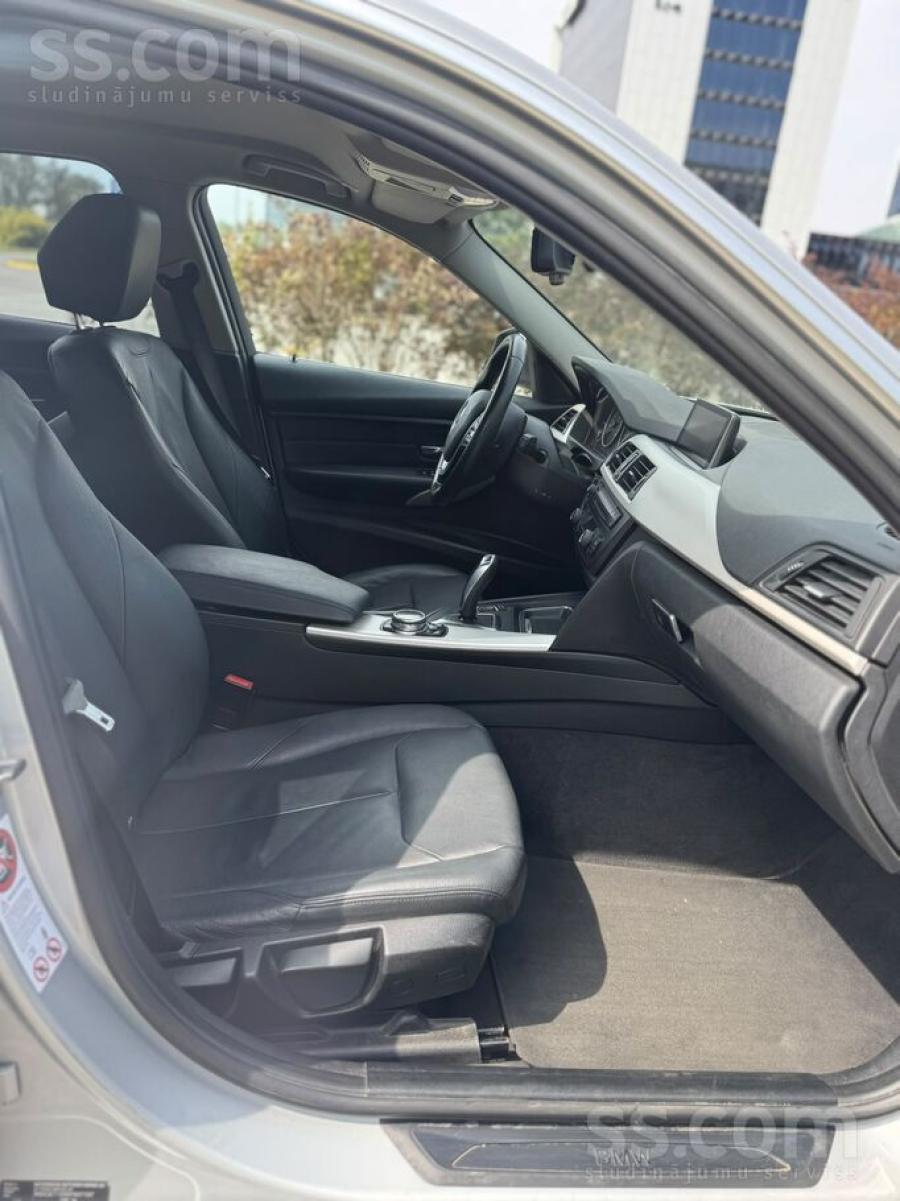Grey BMW 320 2014 in Riga, with an engine capacity of 2.00 L and mileage of 237 thousand km for 8700 €, photo 11 on AUTOMOTO.COM.LV
