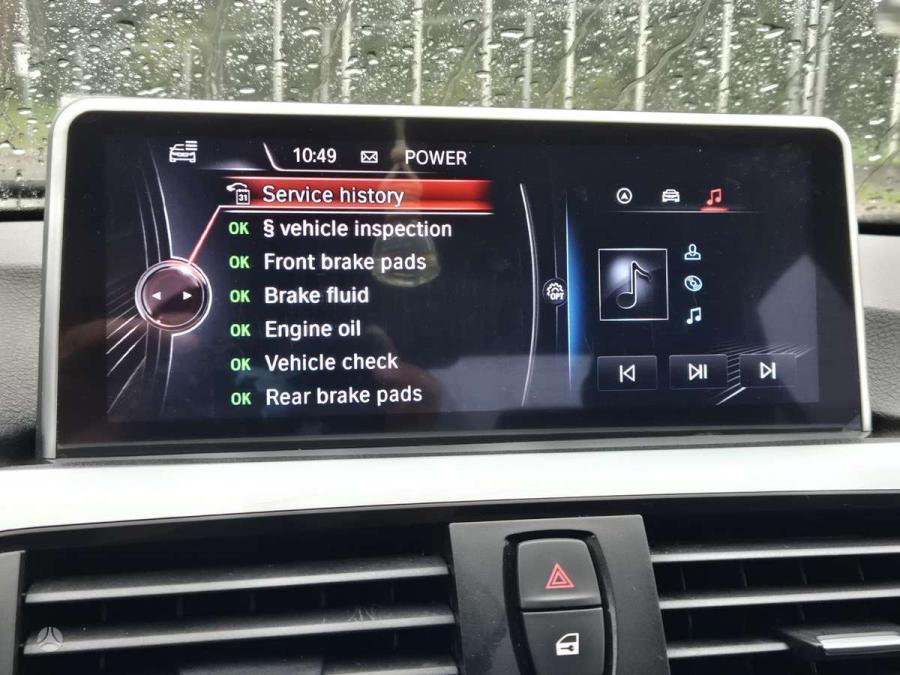Grey BMW 320 2014 in Vilnius, with an engine capacity of 2.00 L and mileage of 281 thousand km for 7999 €, photo 5 on AUTOMOTO.COM.LV