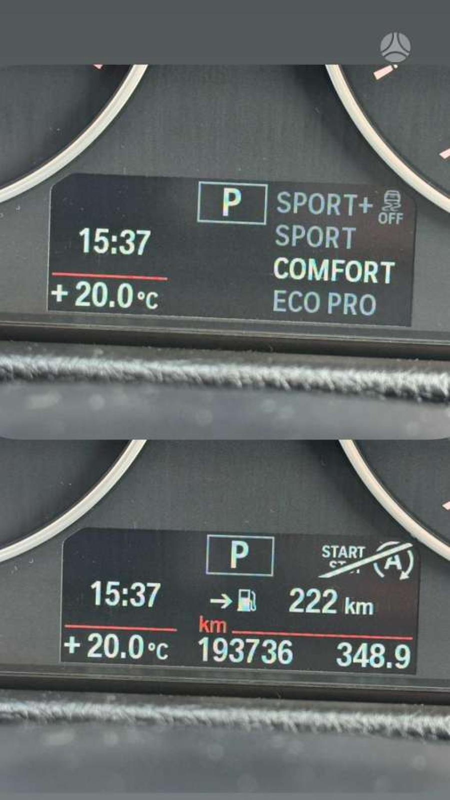Grey BMW 320 2014 in Kaunas, with an engine capacity of 2.00 L and mileage of 193 thousand km for 12900 €, photo 19 on AUTOMOTO.COM.LV