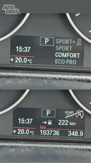 Grey BMW 320 2014 in Kaunas, with an engine capacity of 2.00 L and mileage of 193 thousand km for 12800 €, photo 17 on AUTOMOTO.COM.LV