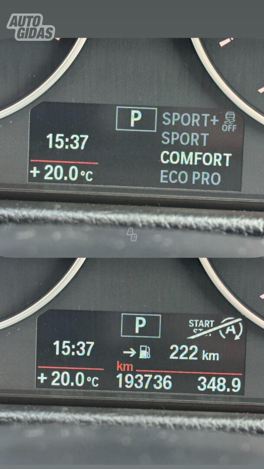 Grey BMW 320 2014 in Kaunas, with an engine capacity of 2.00 L and mileage of 193 thousand km for 12800 €, photo 17 on AUTOMOTO.COM.LV