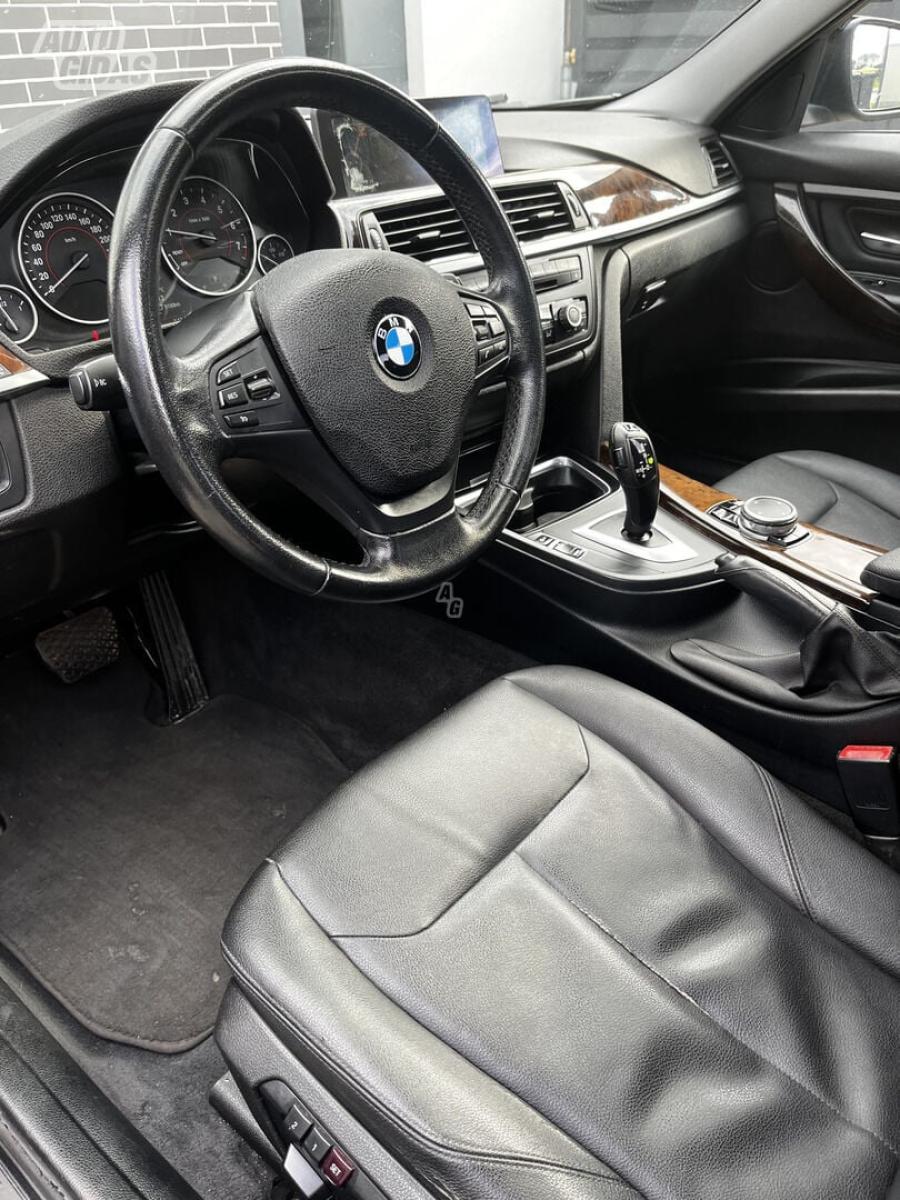 Grey BMW 320 2015 in Klaipeda, with an engine capacity of 2.00 L and mileage of 141 thousand km for 10600 €, photo 11 on AUTOMOTO.COM.LV