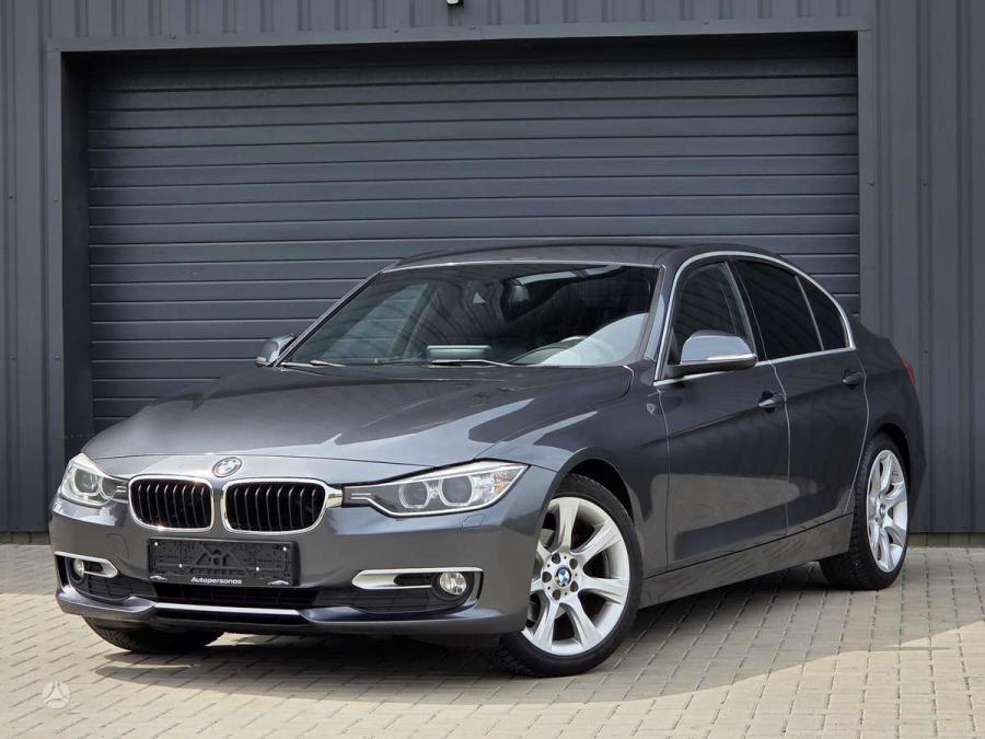 Grey BMW 320 2015 in Kaunas, with an engine capacity of 2.00 L and mileage of 300 thousand km for 10750 €, photo 1 on AUTOMOTO.COM.LV