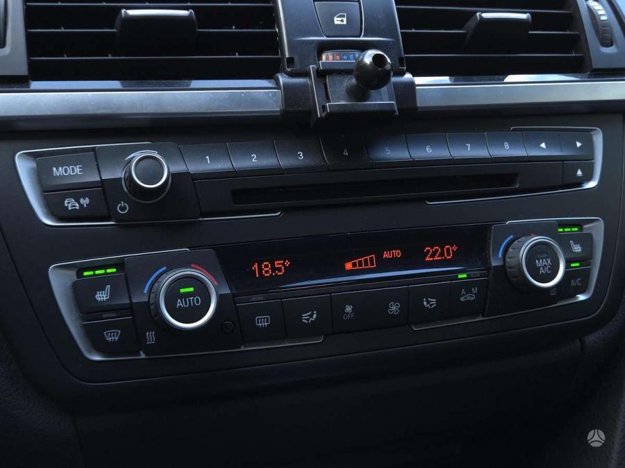 Grey BMW 320 2015 in Kaunas, with an engine capacity of 2.00 L and mileage of 300 thousand km for 10750 €, photo 16 on AUTOMOTO.COM.LV