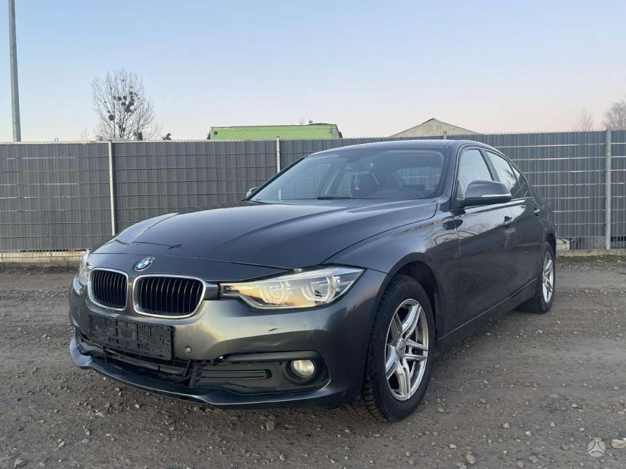 Grey BMW 320 2016 in Kaunas, with an engine capacity of 2.00 L and mileage of 273 thousand km for 7950 €, photo 1 on AUTOMOTO.COM.LV