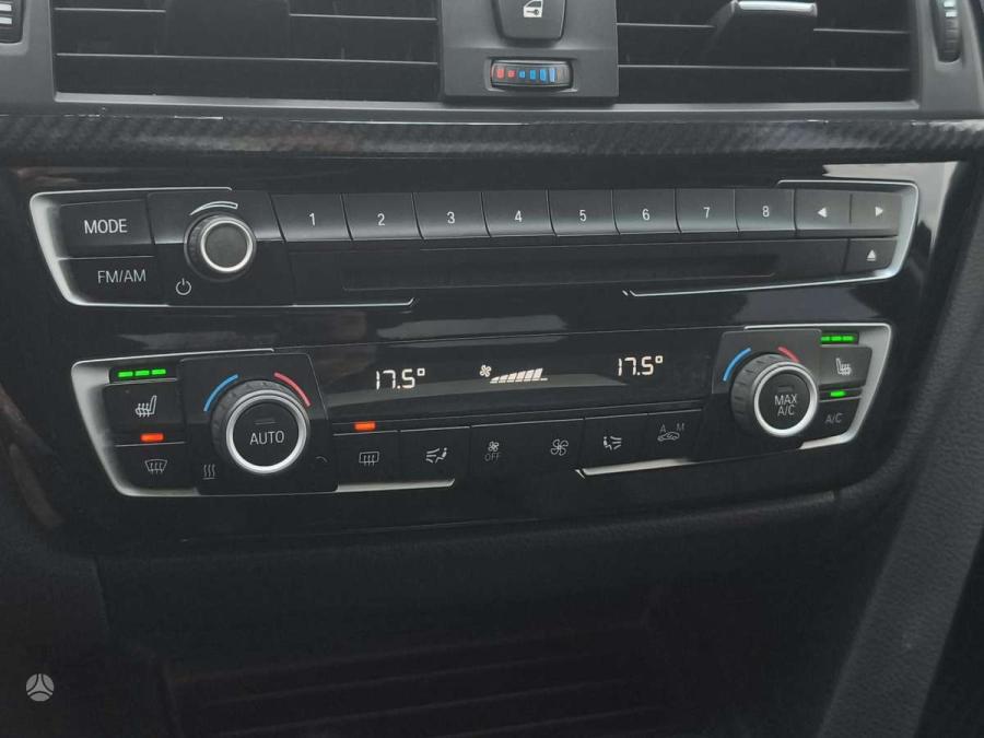 Grey BMW 320 2016 in Vilnius, with an engine capacity of 2.00 L and mileage of 226 thousand km for 13499 €, photo 18 on AUTOMOTO.COM.LV