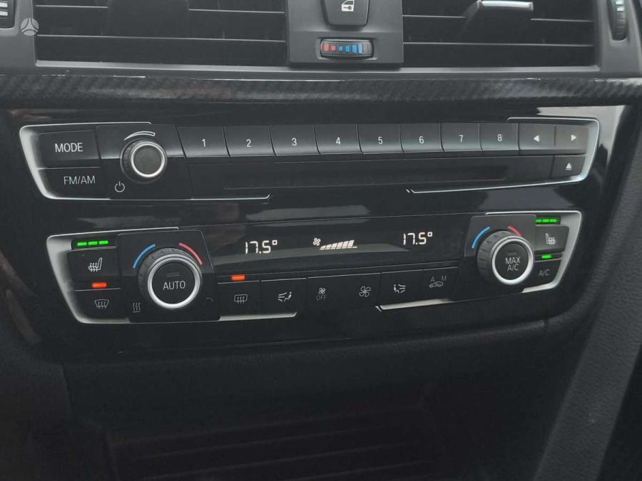 Grey BMW 320 2016 in Vilnius, with an engine capacity of 2.00 L and mileage of 226 thousand km for 13499 €, photo 18 on AUTOMOTO.COM.LV