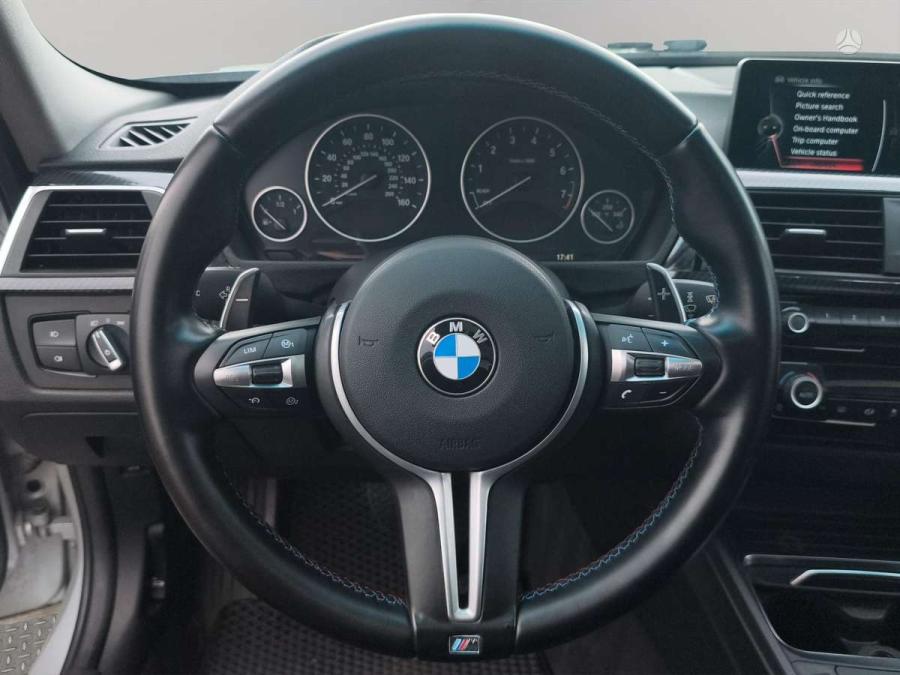Grey BMW 320 2016 in Vilnius, with an engine capacity of 2.00 L and mileage of 226 thousand km for 13499 €, photo 20 on AUTOMOTO.COM.LV