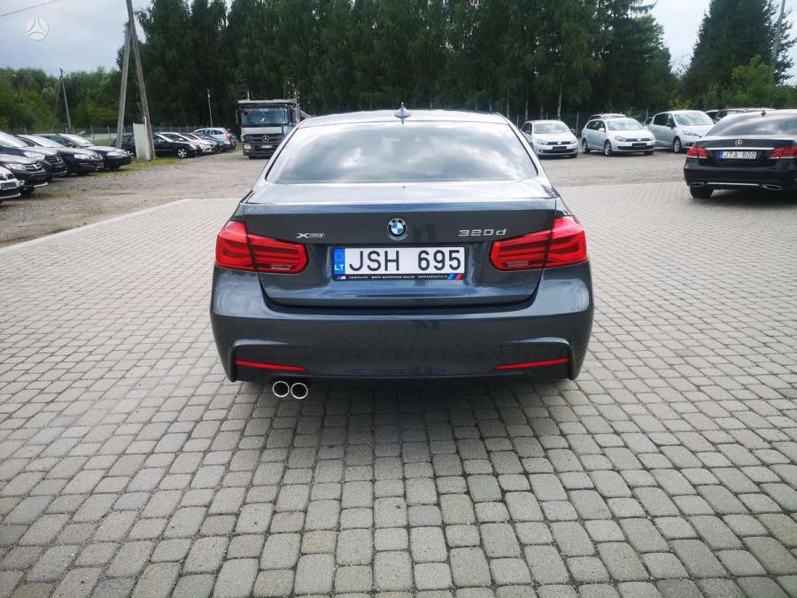 Grey BMW 320 2016 in Radviliskis, with an engine capacity of 2.00 L and mileage of 176 thousand km for 16200 €, photo 21 on AUTOMOTO.COM.LV
