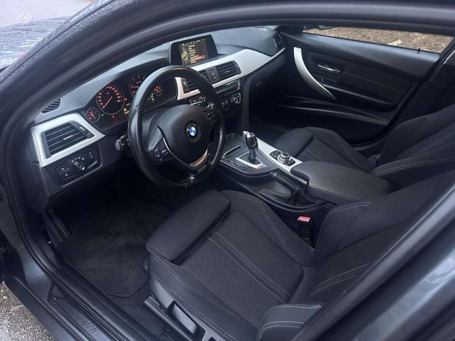 Pelēks BMW 320 2017 Viļņa, ar dzinēja tilpumu 2.00 L un nobraukumu 243 tūkst. km par 10750 €, foto 12 vietnē AUTOMOTO.COM.LV