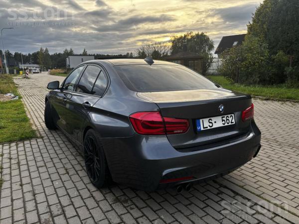 Grey BMW 320 2017 in Riga, with an engine capacity of 2.00 L and mileage of 238 thousand km for 15500 €, photo 10 on AUTOMOTO.COM.LV