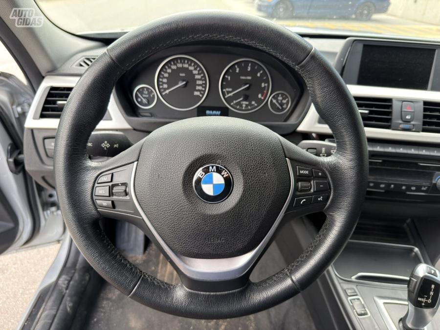 Grey BMW 320 2018 in Panevezys, with an engine capacity of 2.00 L and mileage of 205 thousand km for 11999 €, photo 15 on AUTOMOTO.COM.LV