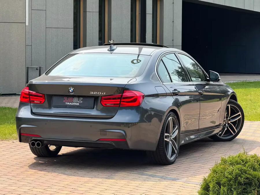 Grey BMW 320 2018 in Riga, with an engine capacity of 2.00 L and mileage of 179 thousand km for 16700 €, photo 6 on AUTOMOTO.COM.LV