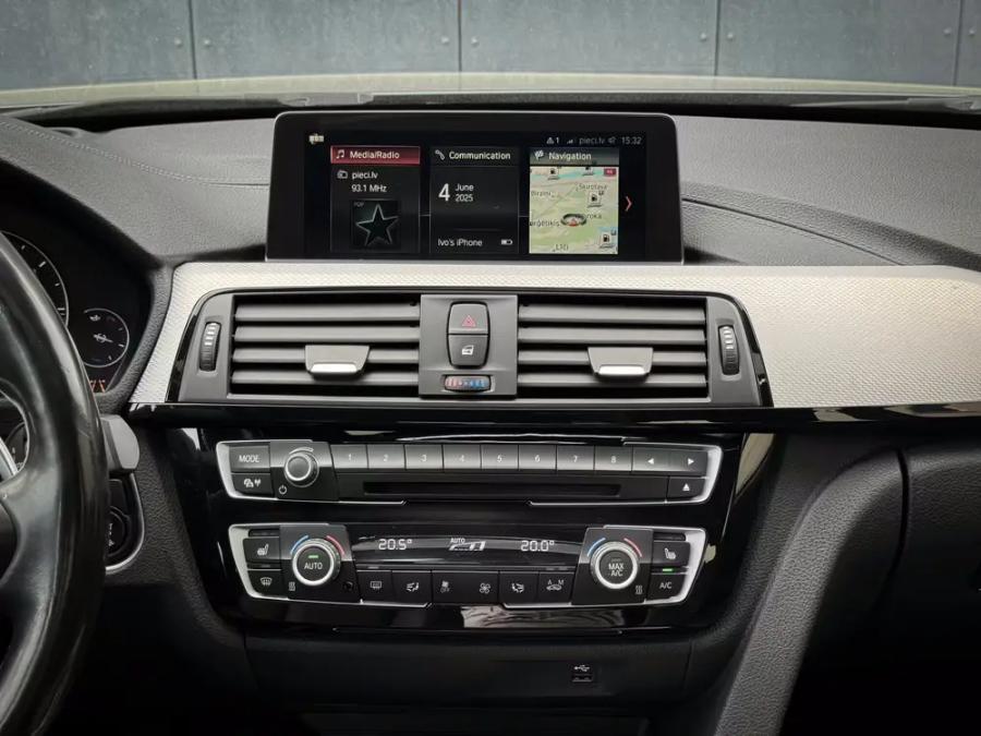 Grey BMW 320 2018 in Riga, with an engine capacity of 2.00 L and mileage of 179 thousand km for 16700 €, photo 21 on AUTOMOTO.COM.LV