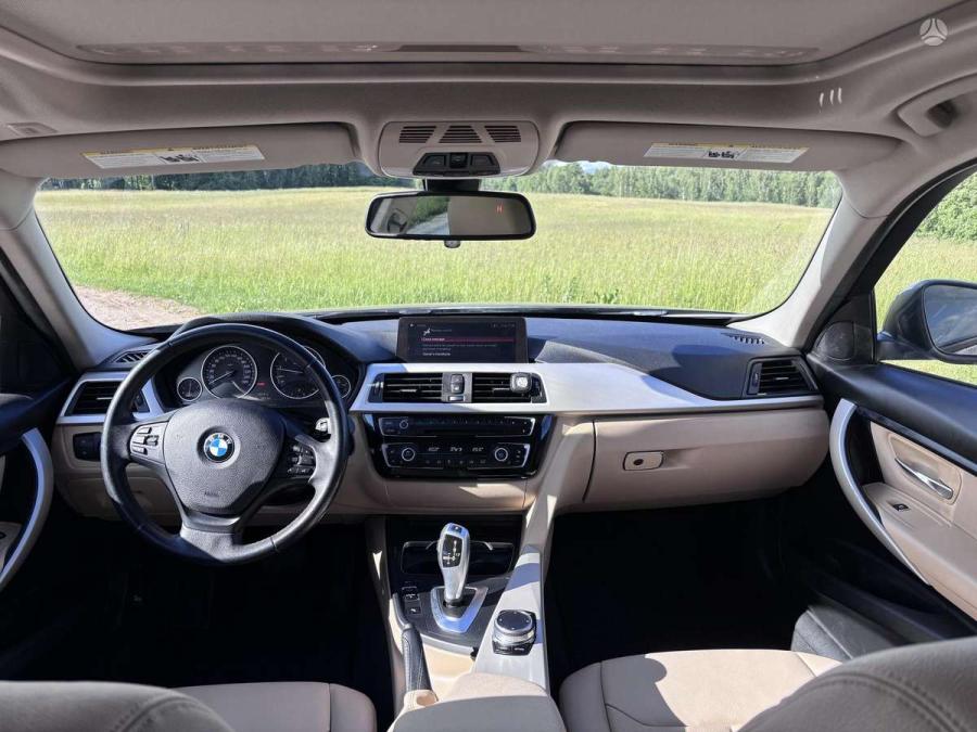 Grey BMW 320 2018 in Vilnius, with an engine capacity of 2.00 L and mileage of 185 thousand km for 16000 €, photo 7 on AUTOMOTO.COM.LV