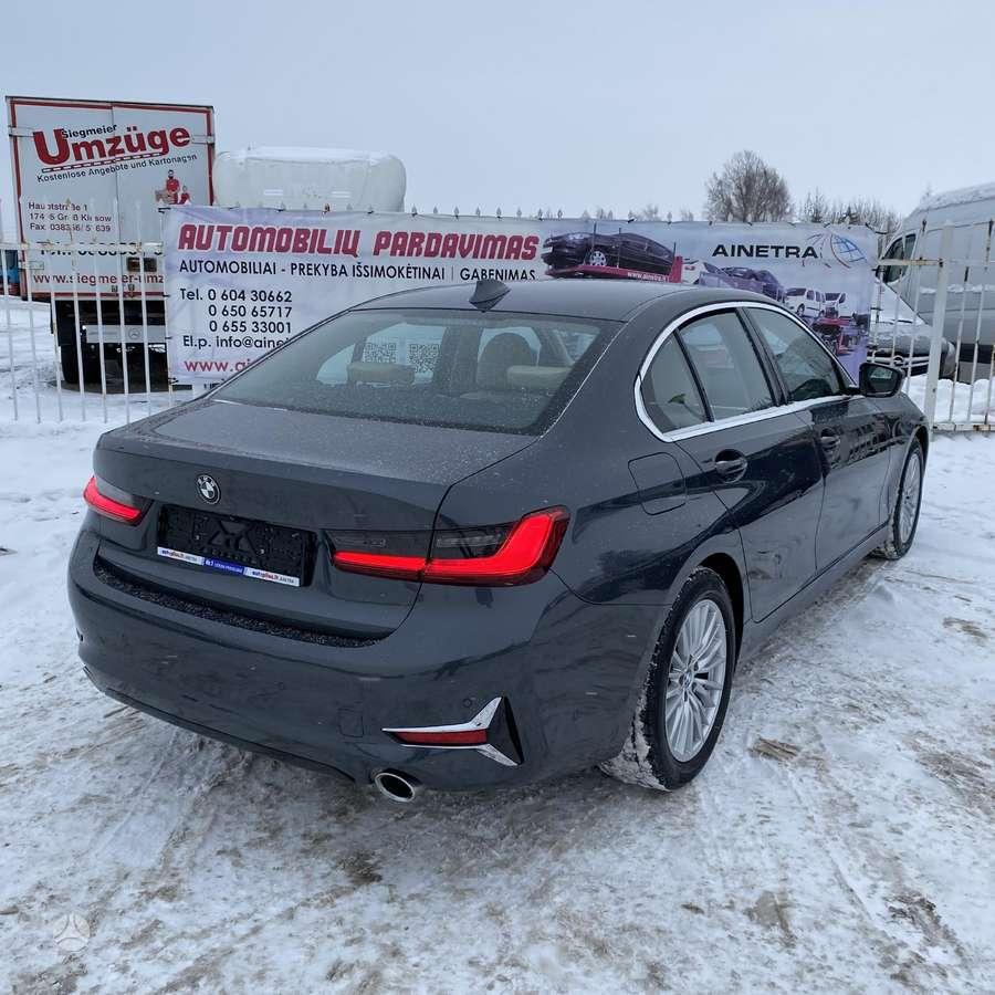 Grey BMW 320 2019 in Marijampole, with an engine capacity of 2.00 L and mileage of 18 thousand km for 25900 €, photo 4 on AUTOMOTO.COM.LV