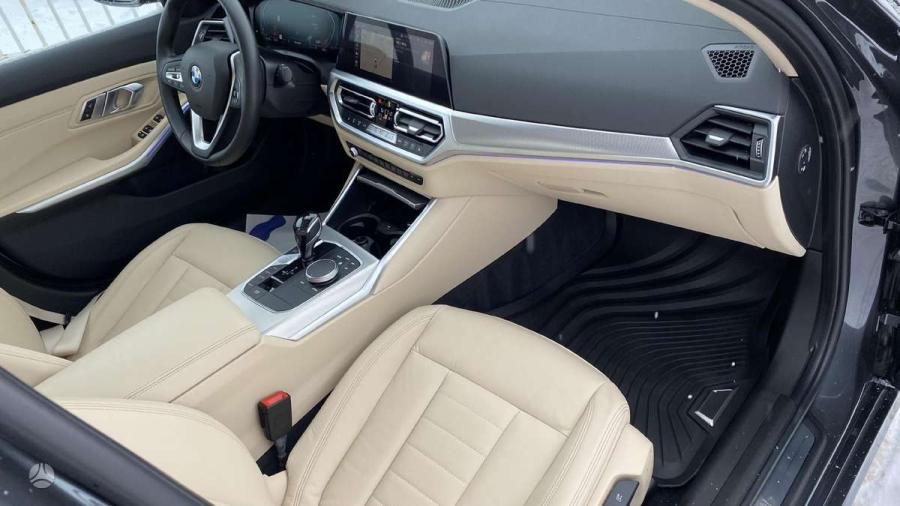 Grey BMW 320 2019 in Marijampole, with an engine capacity of 2.00 L and mileage of 18 thousand km for 25900 €, photo 8 on AUTOMOTO.COM.LV