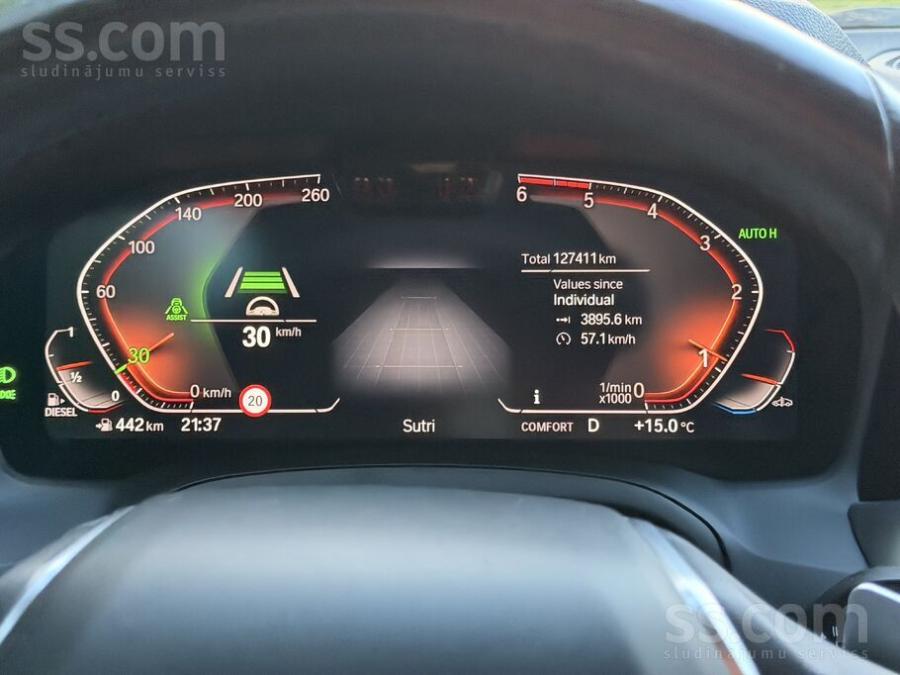 Grey BMW 320 2019 in Preili, with an engine capacity of 2.00 L and mileage of 127 thousand km for 20950 €, photo 8 on AUTOMOTO.COM.LV