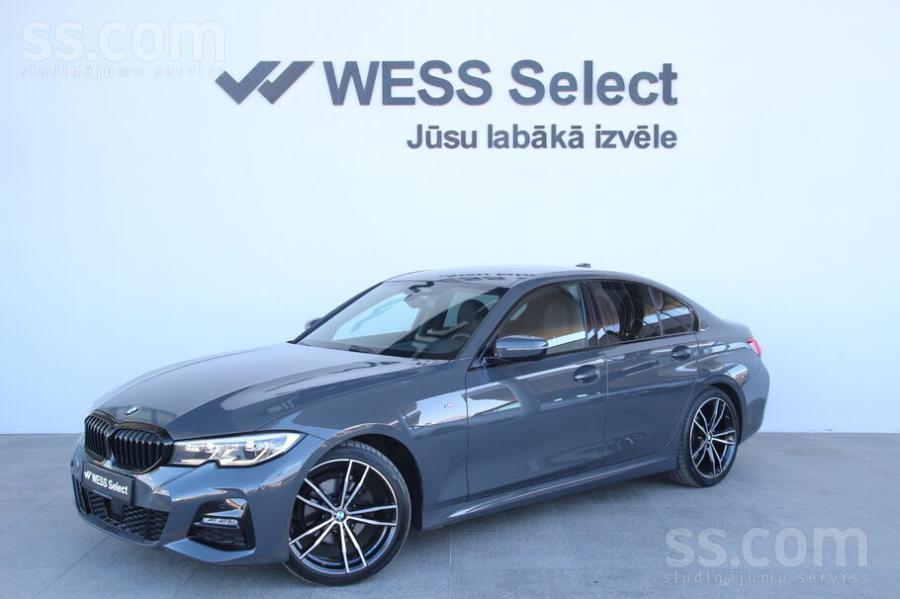 Grey BMW 320 2019 in Riga, with an engine capacity of 2.00 L and mileage of 109 thousand km for 28900 €, photo 1 on AUTOMOTO.COM.LV