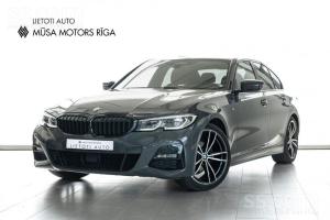 Grey BMW 320 2019 in Riga, with an engine capacity of 2.00 L and mileage of 109 thousand km for 28900 €, photo 1 on AUTOMOTO.COM.LV