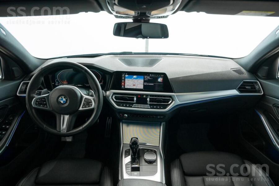 Grey BMW 320 2019 in Riga, with an engine capacity of 2.00 L and mileage of 109 thousand km for 28900 €, photo 7 on AUTOMOTO.COM.LV