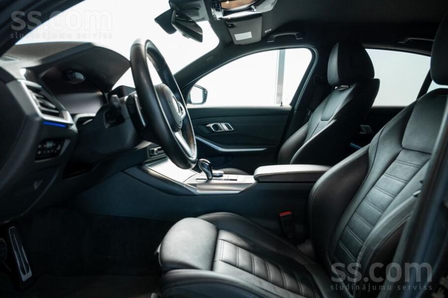 Grey BMW 320 2019 in Riga, with an engine capacity of 2.00 L and mileage of 109 thousand km for 28900 €, photo 8 on AUTOMOTO.COM.LV