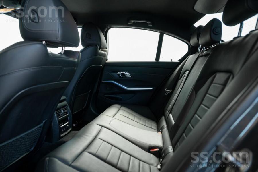 Grey BMW 320 2019 in Riga, with an engine capacity of 2.00 L and mileage of 109 thousand km for 28900 €, photo 9 on AUTOMOTO.COM.LV