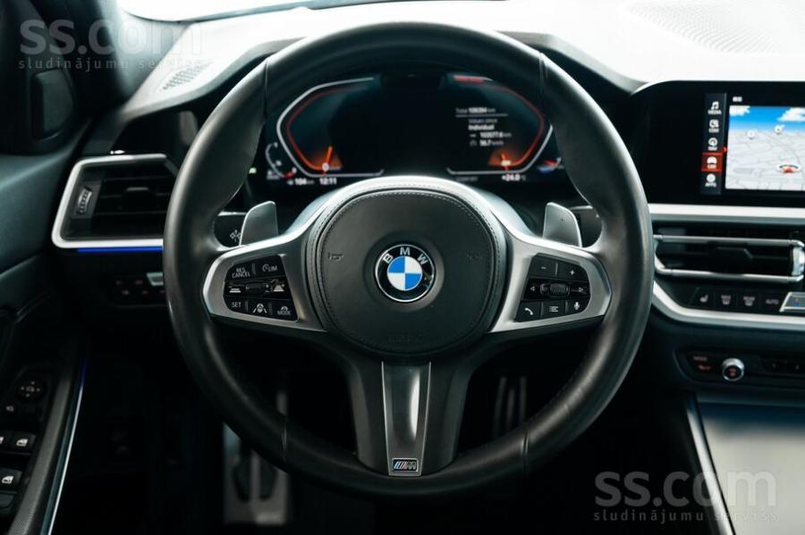 Grey BMW 320 2019 in Riga, with an engine capacity of 2.00 L and mileage of 109 thousand km for 28900 €, photo 14 on AUTOMOTO.COM.LV