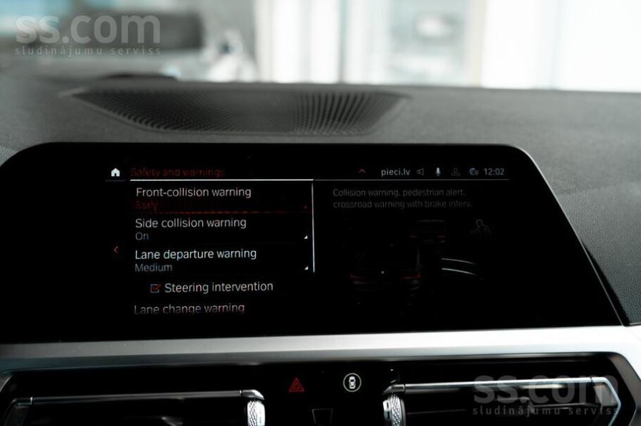 Grey BMW 320 2019 in Riga, with an engine capacity of 2.00 L and mileage of 109 thousand km for 28900 €, photo 22 on AUTOMOTO.COM.LV