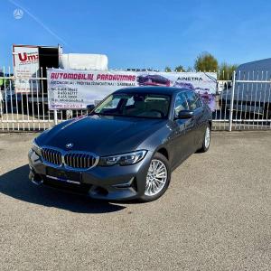 Grey BMW 320 2019 in Marijampole, with an engine capacity of 2.00 L and mileage of 18 thousand km for 24900 €, photo  on AUTOMOTO.COM.LV