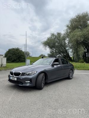 Grey BMW 320 2020 in Riga, with an engine capacity of 2.00 L and mileage of 72 thousand km for 25700 €, photo 1 on AUTOMOTO.COM.LV