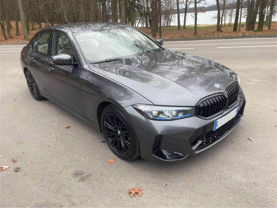 Grey BMW 320 2020 in Kaunas, with an engine capacity of 2.00 L and mileage of 33 thousand km for 26400 €, photo 4 on AUTOMOTO.COM.LV