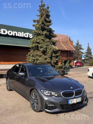 Grey BMW 320 2020 in Riga, with an engine capacity of 2.00 L and mileage of 166 thousand km for 21500 €, photo  on AUTOMOTO.COM.LV