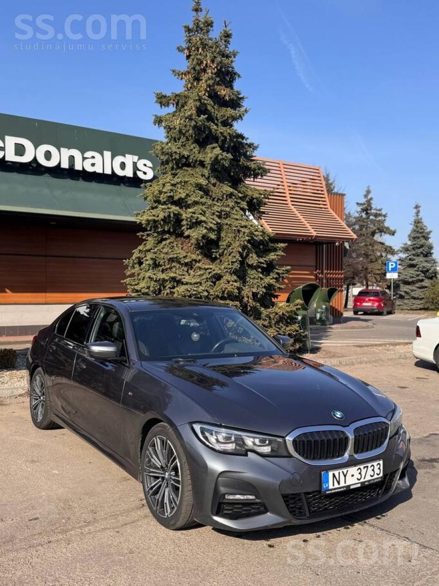 Grey BMW 320 2020 in Riga, with an engine capacity of 2.00 L and mileage of 166 thousand km for 21500 €, photo 1 on AUTOMOTO.COM.LV
