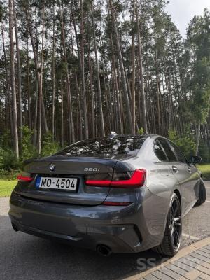 Grey BMW 320 2020 in Jurmala, with an engine capacity of 2.00 L and mileage of 70 thousand km for 28500 €, photo 5 on AUTOMOTO.COM.LV