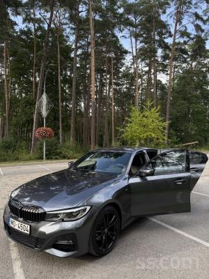 Grey BMW 320 2020 in Jurmala, with an engine capacity of 2.00 L and mileage of 70 thousand km for 28500 €, photo 7 on AUTOMOTO.COM.LV