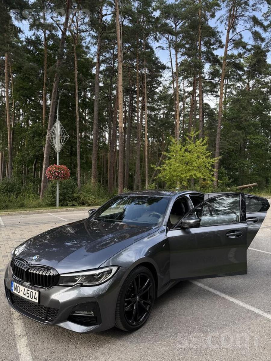 Grey BMW 320 2020 in Jurmala, with an engine capacity of 2.00 L and mileage of 70 thousand km for 28500 €, photo 7 on AUTOMOTO.COM.LV