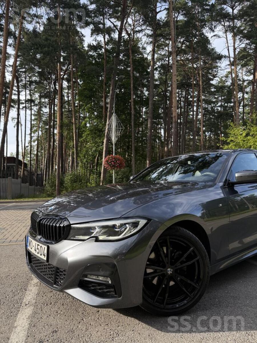 Grey BMW 320 2020 in Jurmala, with an engine capacity of 2.00 L and mileage of 70 thousand km for 28500 €, photo 8 on AUTOMOTO.COM.LV