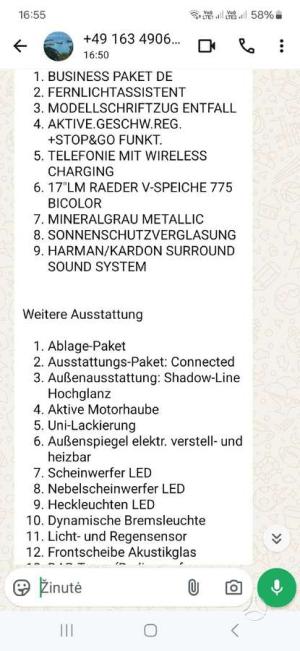 Grey BMW 320 2021 in Radviliskis, with an engine capacity of 2.00 L and mileage of 180 thousand km for 21500 €, photo 19 on AUTOMOTO.COM.LV