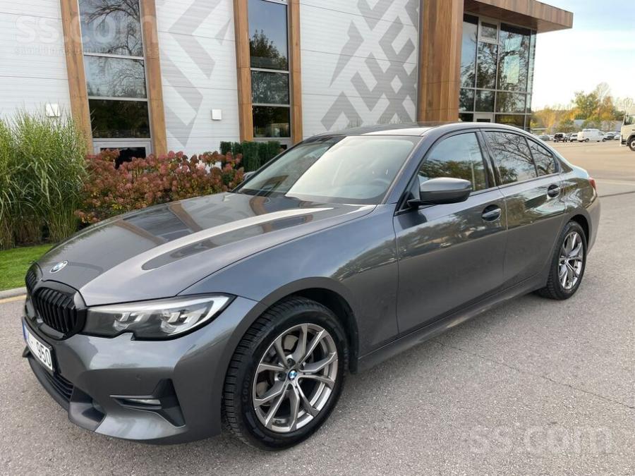 Grey BMW 320 2021 in Riga, with an engine capacity of 2.00 L and mileage of 151 thousand km for 23900 €, photo 1 on AUTOMOTO.COM.LV