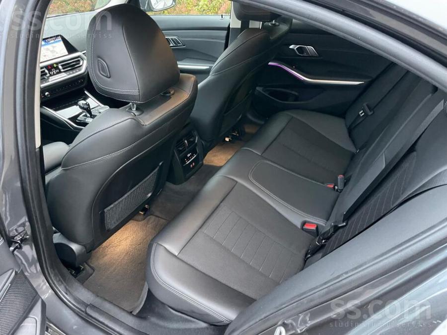 Grey BMW 320 2021 in Riga, with an engine capacity of 2.00 L and mileage of 151 thousand km for 23900 €, photo 17 on AUTOMOTO.COM.LV