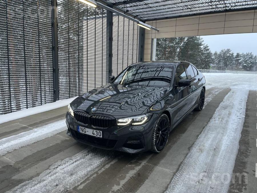 Grey BMW 320 2022 in Riga, with an engine capacity of 2.00 L and mileage of 79 thousand km for 31800 €, photo 1 on AUTOMOTO.COM.LV