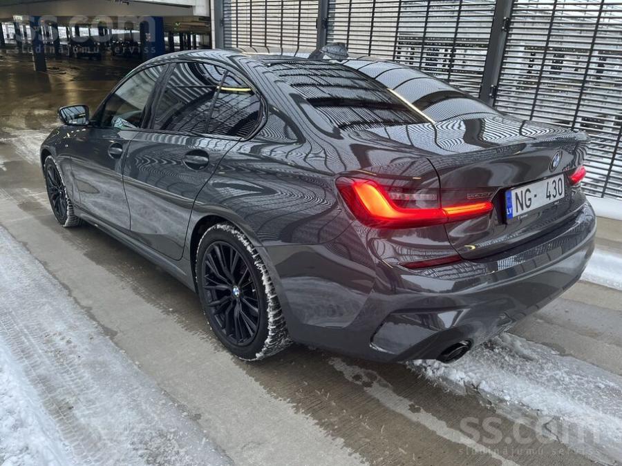 Grey BMW 320 2022 in Riga, with an engine capacity of 2.00 L and mileage of 79 thousand km for 31800 €, photo 5 on AUTOMOTO.COM.LV