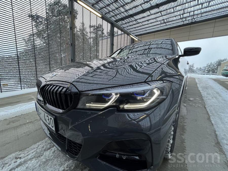 Grey BMW 320 2022 in Riga, with an engine capacity of 2.00 L and mileage of 79 thousand km for 31800 €, photo 8 on AUTOMOTO.COM.LV