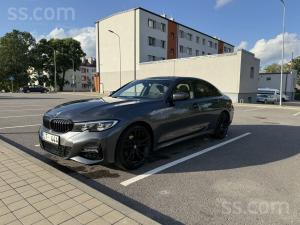 Grey BMW 320 2022 in Riga, with an engine capacity of 2.00 L and mileage of 34 thousand km for 28500 €, photo  on AUTOMOTO.COM.LV